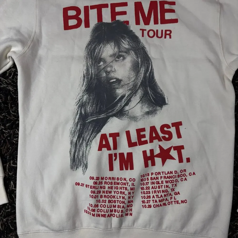 Renee Rapp | Other | Official 225 Renee Rapp Bite Me Tour Zip Up Hoodie ...